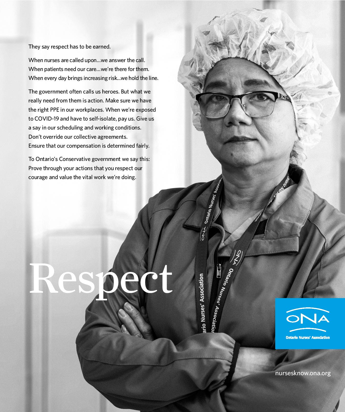 The Ontario Nurses Association